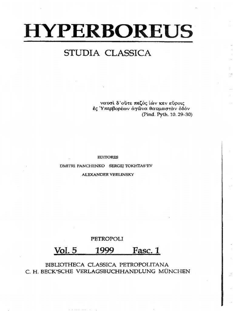 Wildberg, Christian. Impetus Theory and The Hermeneutics of Science ...