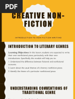 Grade 11-Creative Writing - Las Module 1 | PDF | Narrative | Creative ...