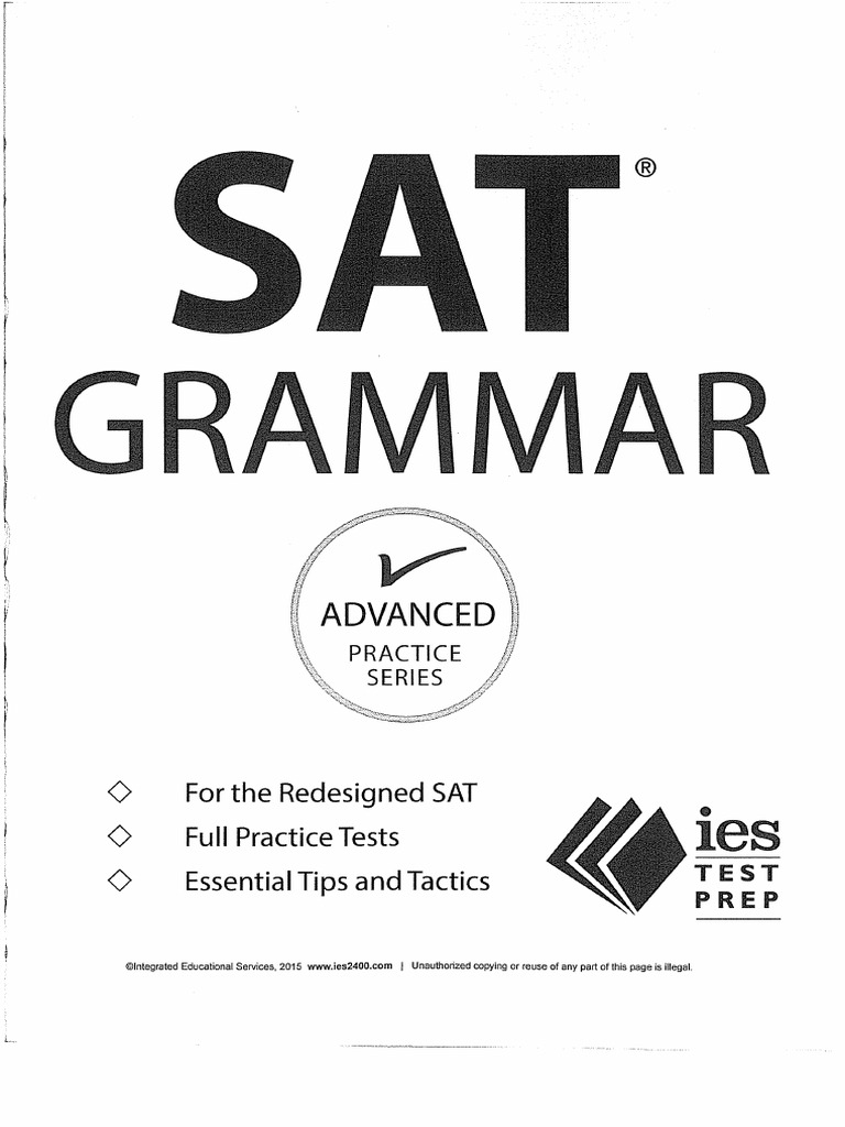 New SAT Grammar | PDF