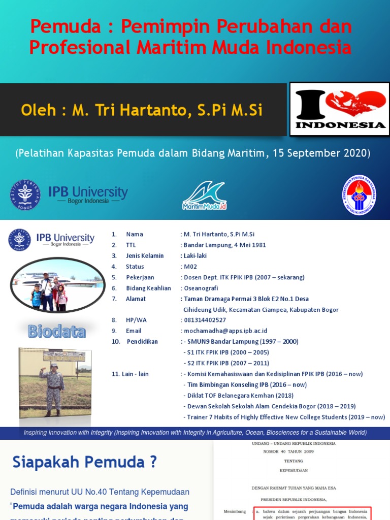 Sesi 2 - Tri Hartanto - IPB | PDF
