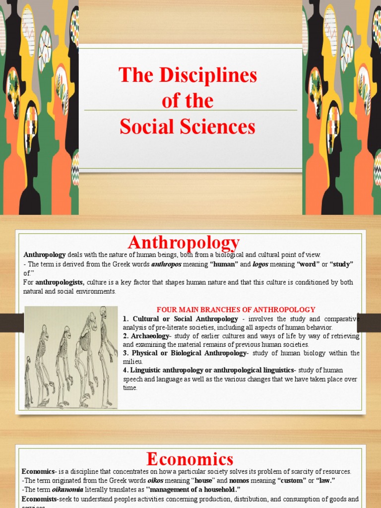 The Disciplines of The Social Sciences | PDF | Linguistics | Psychology