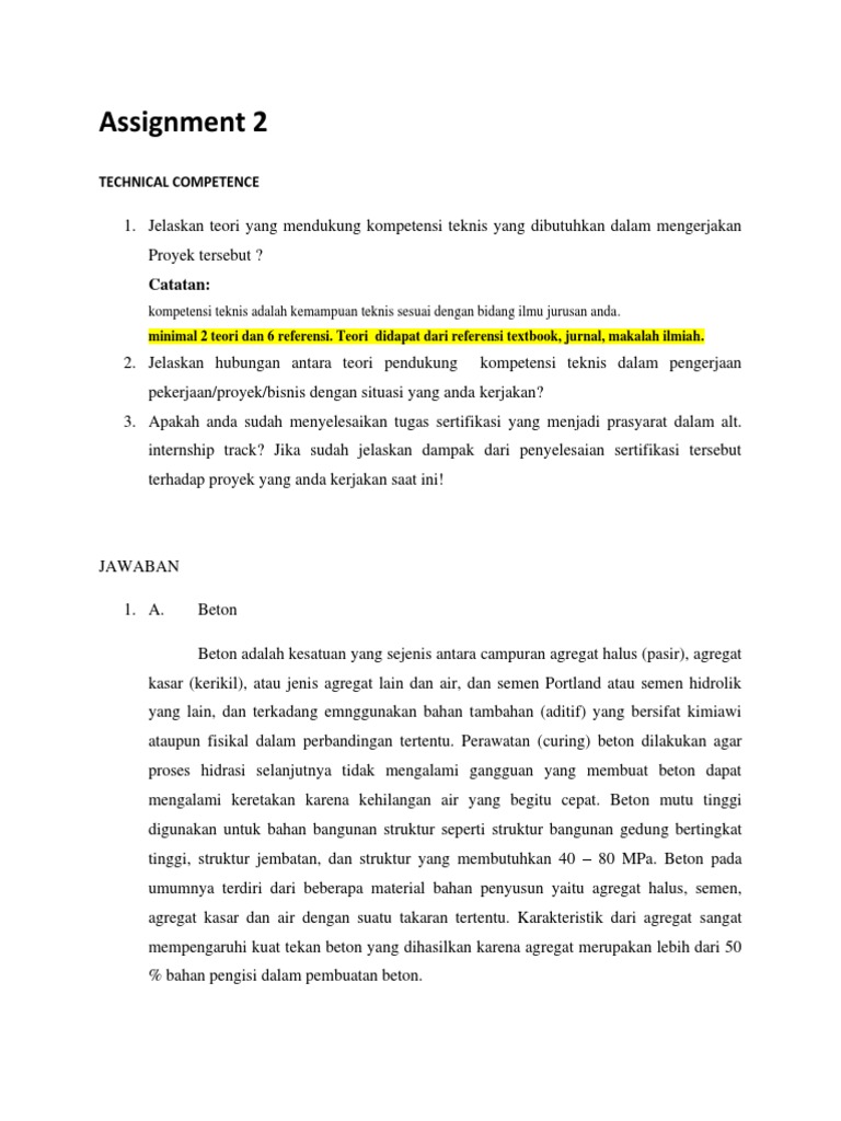 Assignment Bulan 2 - Alt. Internship Track - Techical | PDF