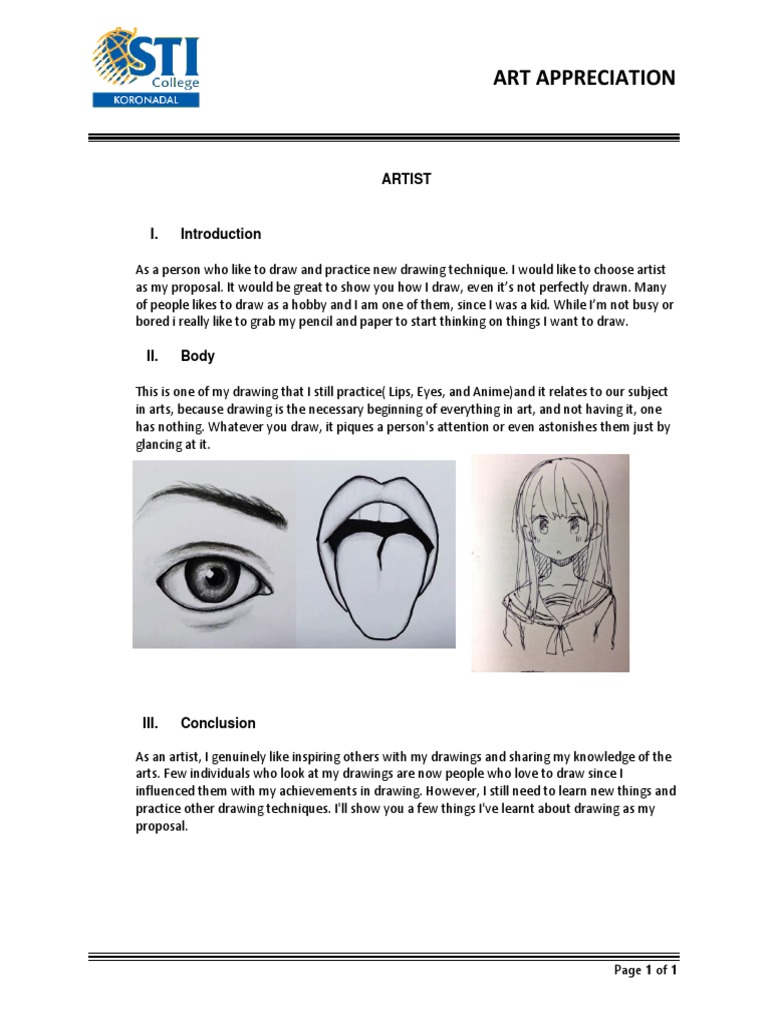 Art Proposal | PDF