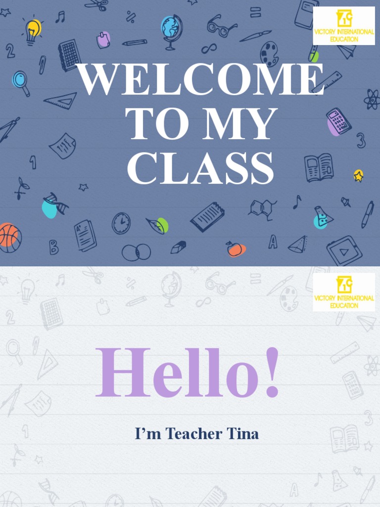 Welcome To My Class | PDF