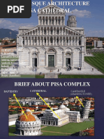 Unit-3 Romanesque, Pisa Complex | PDF | Dome | Architectural Design