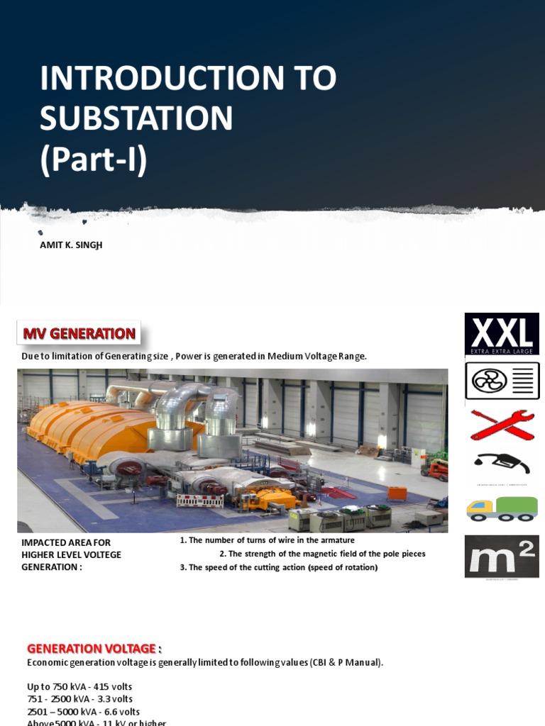 Introduction To Substations - Part - 01 | PDF | Electrical Substation ...