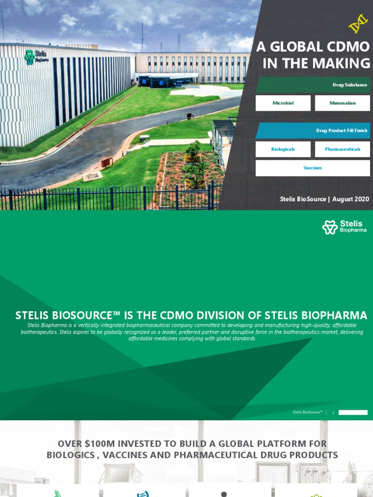 Stelis Biosource Corporate | PDF | Biopharmaceutical | Chromatography