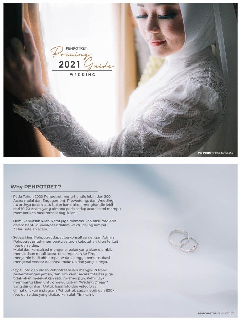 PEHPOTRET PL Wedding 2021 | PDF