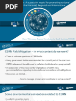CBRN Fundamentals (ENGLISH) | PDF | Cbrn Defense | Weapons Of Mass Destruction