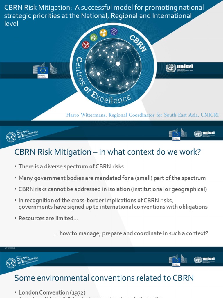 3 UNICRI - CBRN Model - ARF CBRN Workshop 2018 | PDF | Cbrn Defense ...
