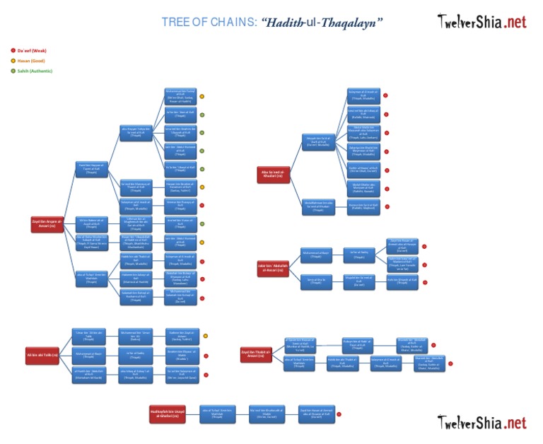 Tree of Thaqalayn Chains | PDF | Islamic Texts | Prophets Of Islam