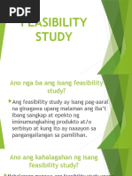 Feasibility Study (Filipino) | PDF
