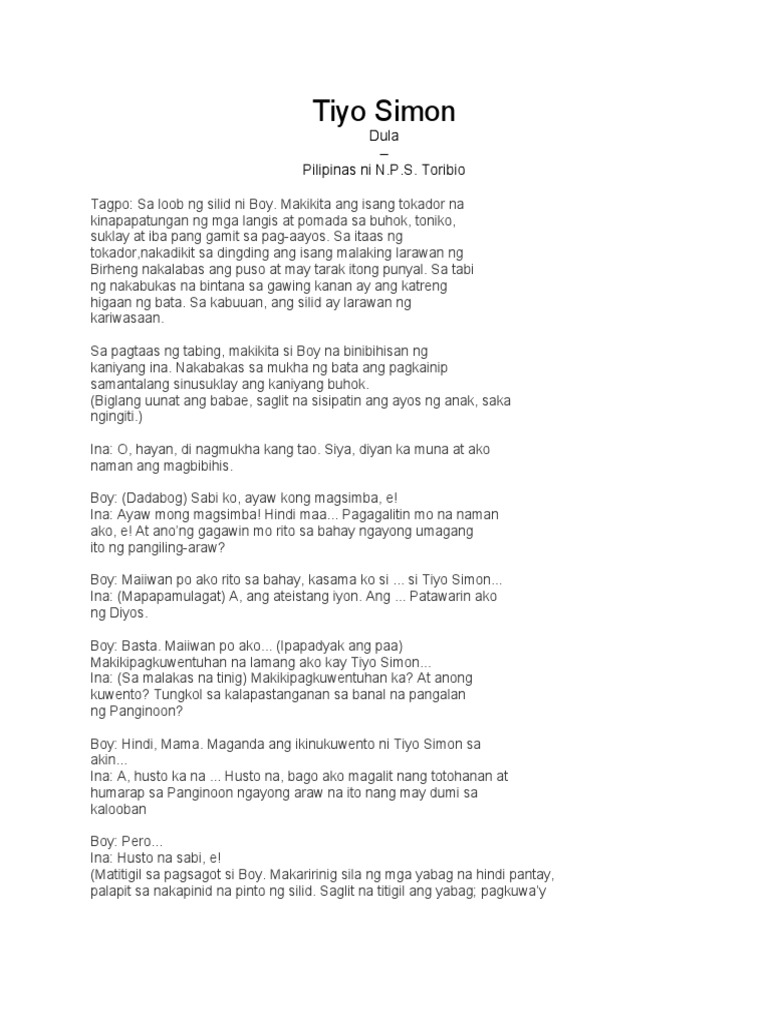 Tiyo Simon | PDF