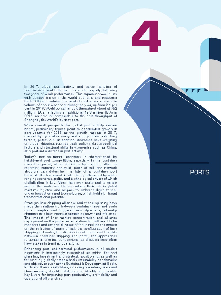 Port Performance Indicators | PDF | Port | Tonnage