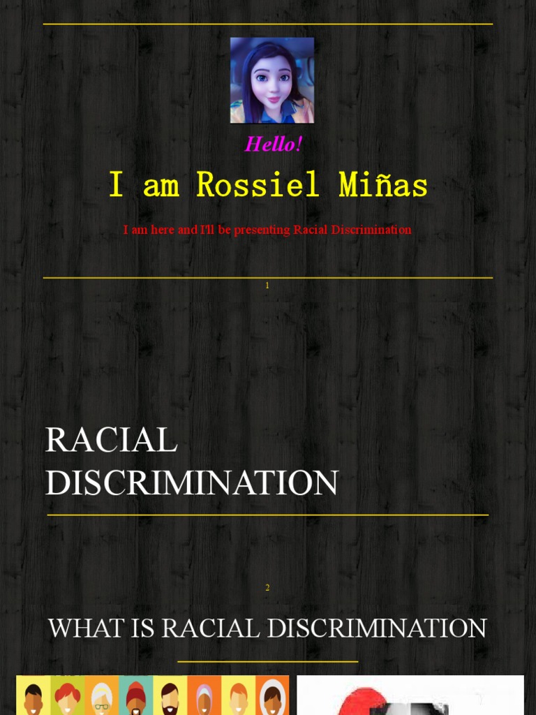 Understanding Racial Discrimination | PDF