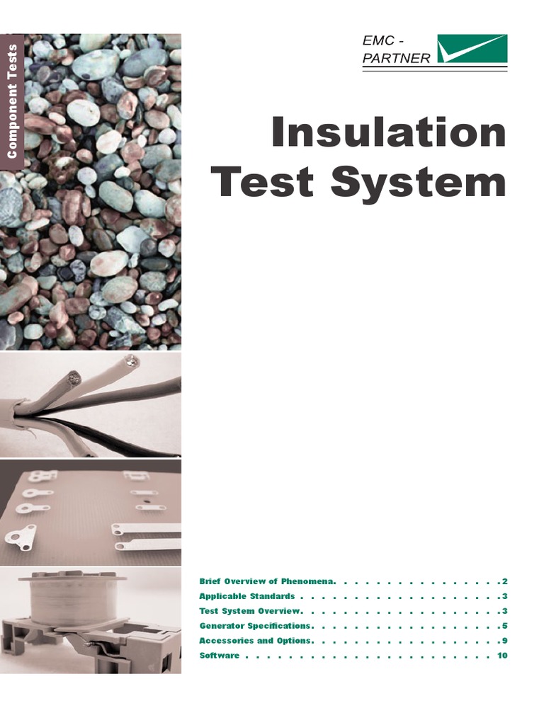 Insulation Test System | PDF | Electrical Impedance | Electromagnetic ...