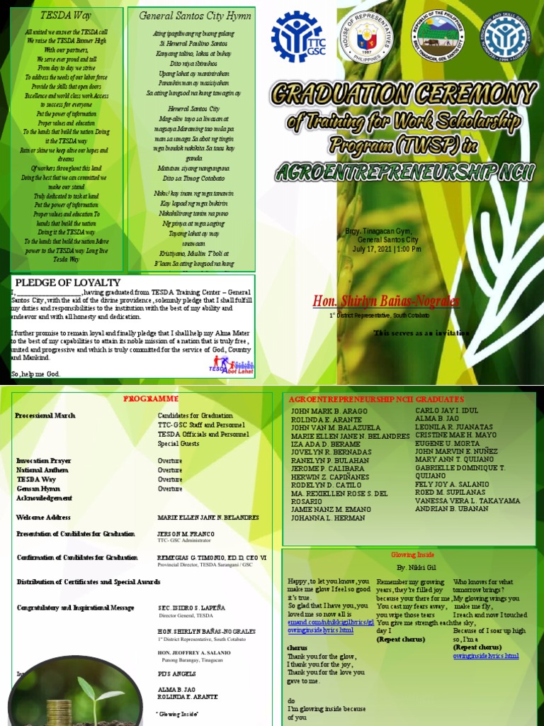 Graduation Template | PDF