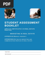 REAA - CPPREP4002 - Assessment Questions v1.2 | PDF | Consumer Protection | Real Estate Broker
