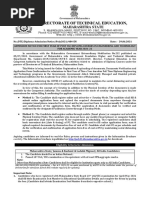 Post HSC Diploma Pharmacy Admission Notice 2025-26 English | PDF