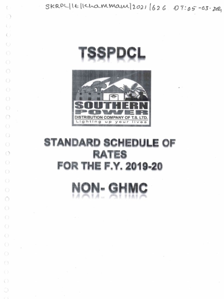 TSSPDCL 2019-20 | PDF