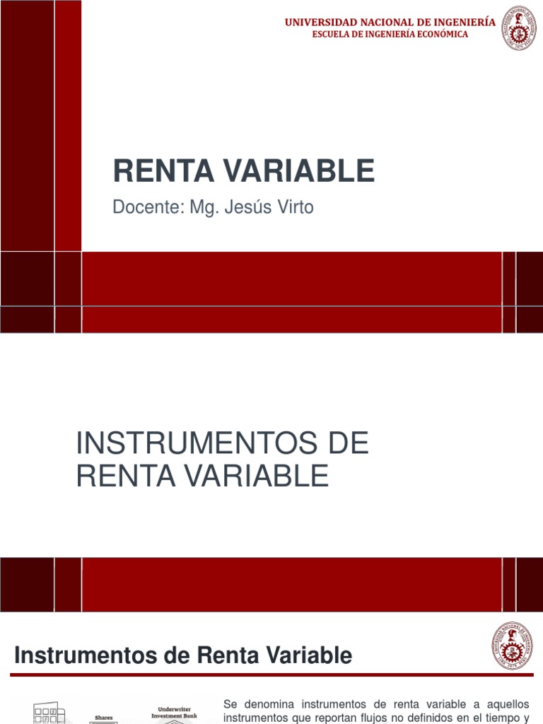 Renta Variable | PDF | Acciones preferentes | Compartir (Finanzas)