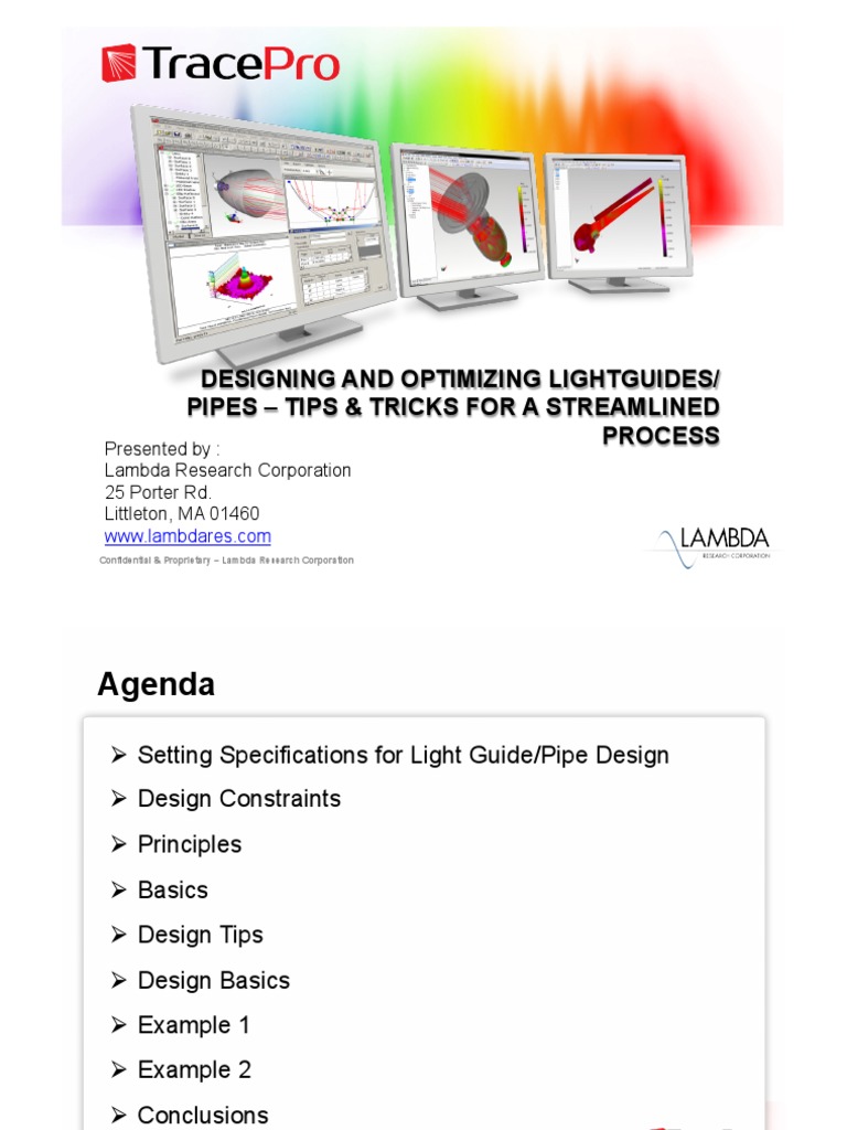 Designing and Optimizing Lightguides/ Pipes - Tips & Tricks For A ...