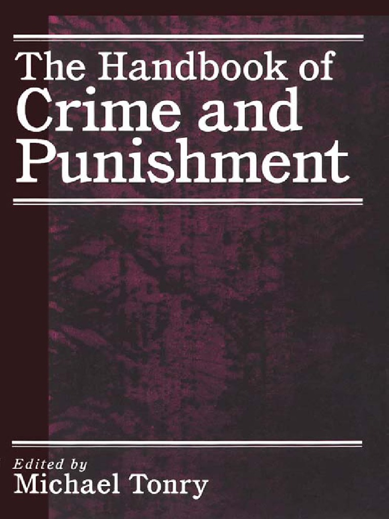 Michael Tonry - The Handbook of Crime and Punishment (2000) | PDF ...