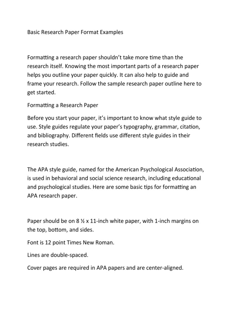 Basic Research Paper (Project) | PDF | Academic Publishing | Citation