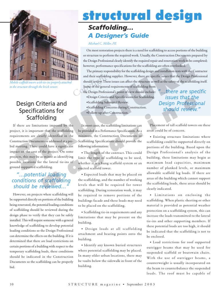 Az in E: Structural Design | PDF | Scaffolding | Economic Sectors