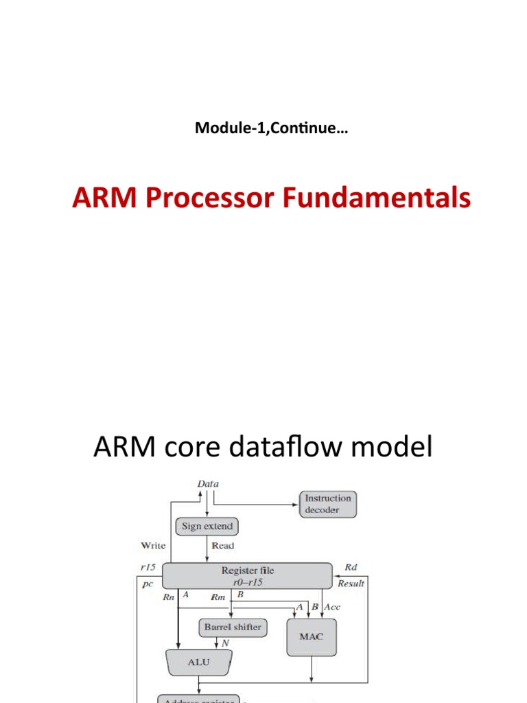 ARM Processor Fundamentals Guide | PDF | Arm Architecture | Central ...