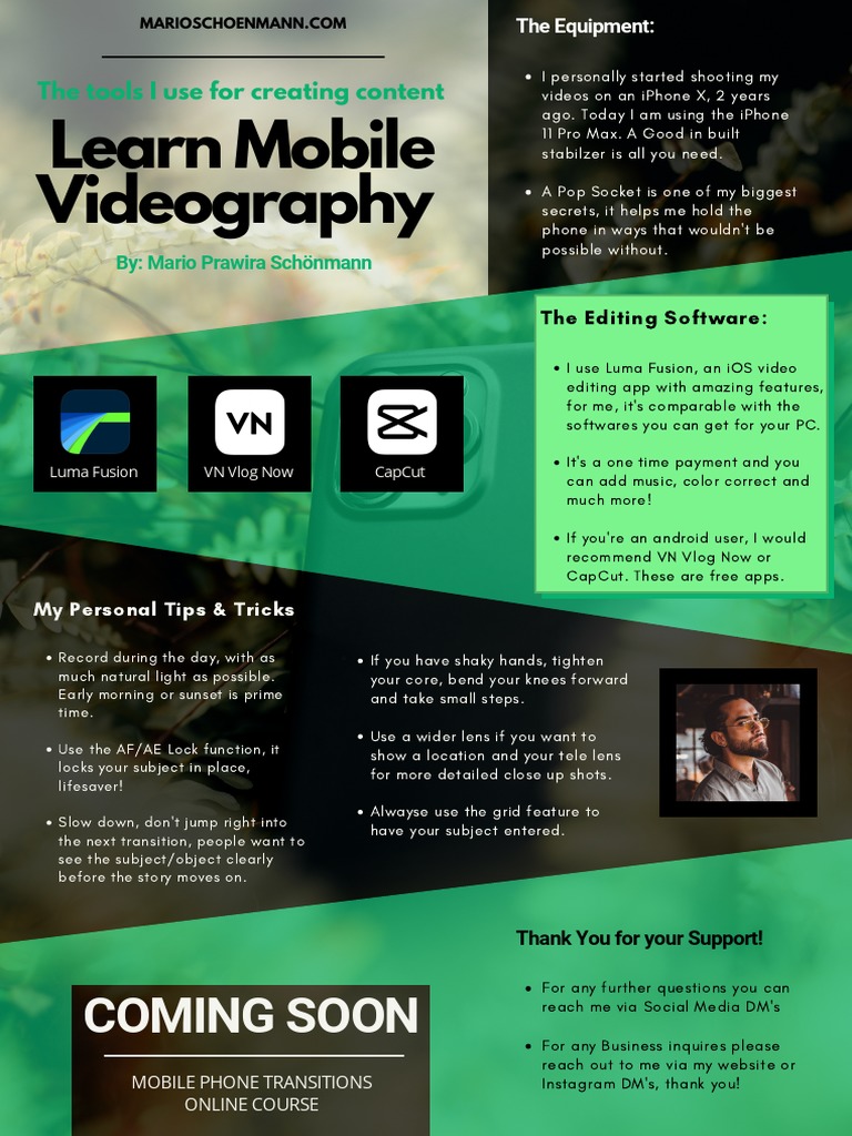 Learn Mobile Videography 3 | PDF | Ios | Mobile Technology
