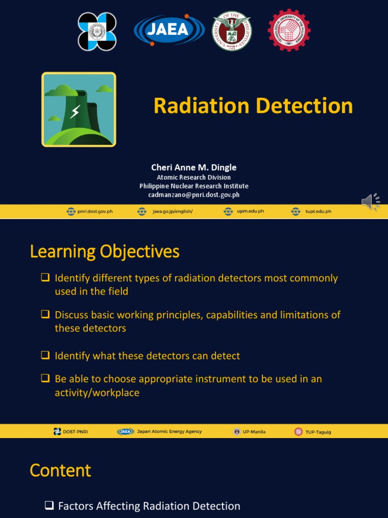 3 Radiation Detection Pdf Ionizing Radiation Neutron