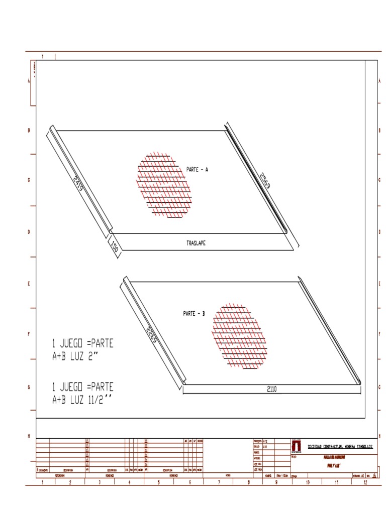 Malla Harnero Pme 7 x15 - Presentación1 | PDF