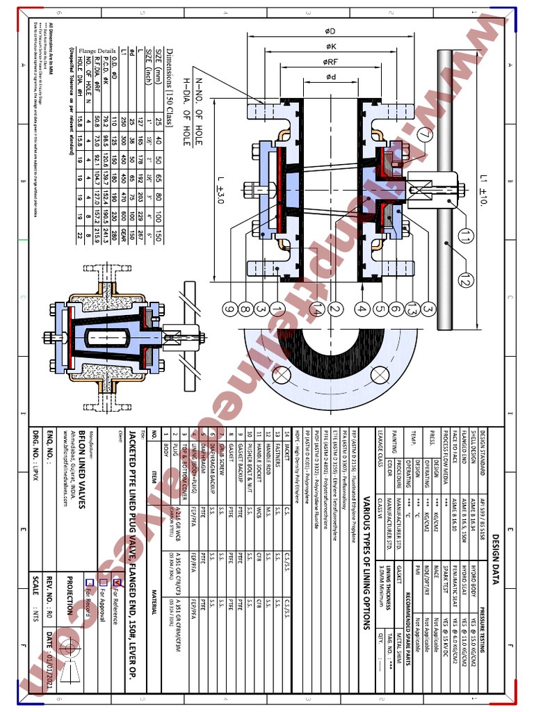 Fluoropolymer-PFA-PTFE Lined Jacketed Plug Valve Manufacturer and ...