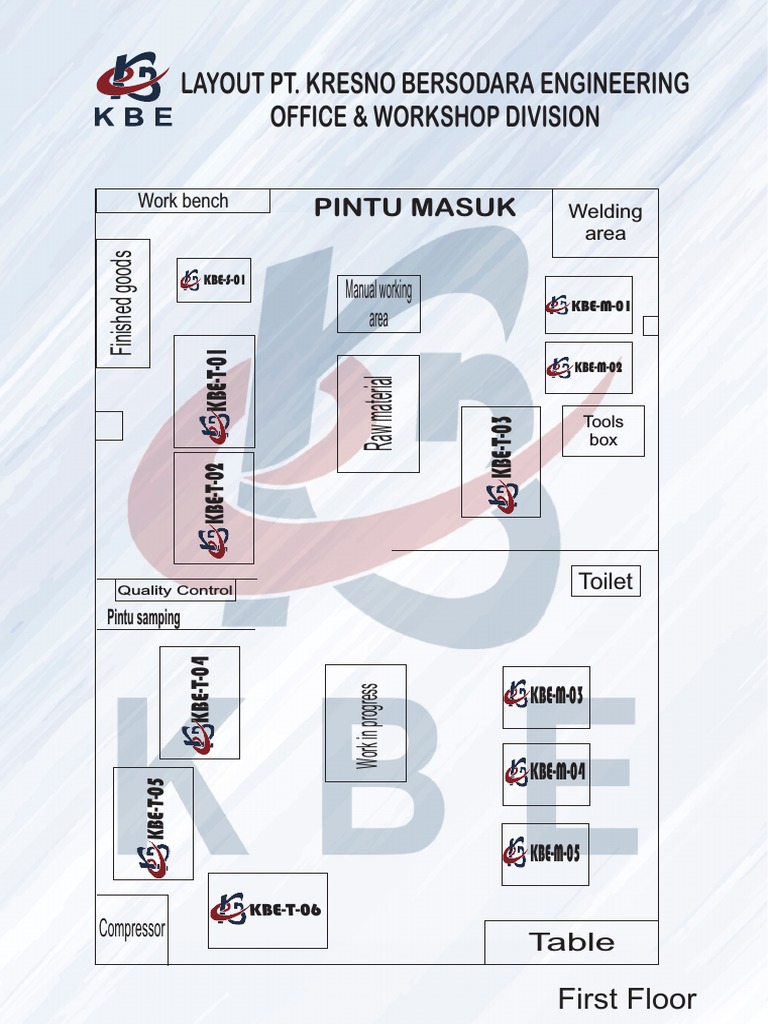 Layout Pt. Kresno Bersodara Engineering Office & Workshop Division ...