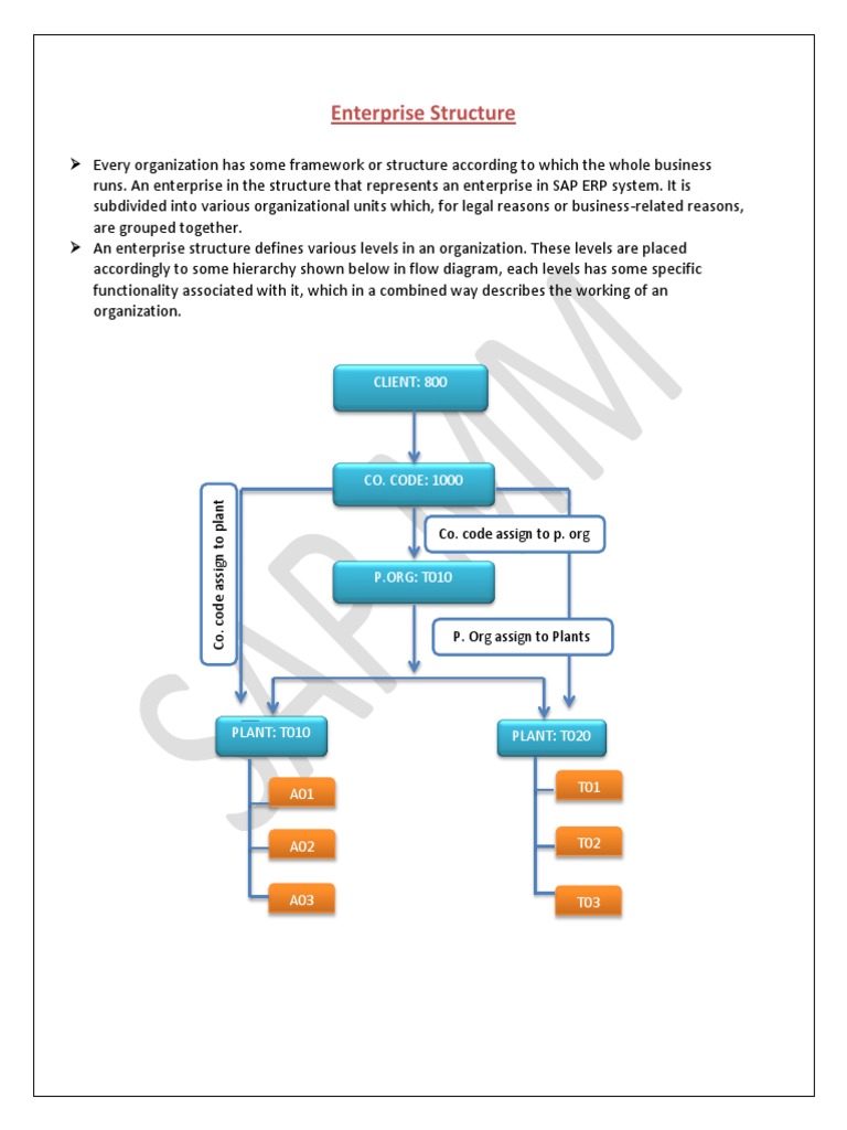 Enterprise Structure Configuration in SAP | PDF | Logistics | Data