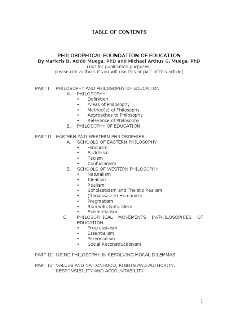 By Maricris B. Acido-Muega, PHD and Michael Arthus G. Muega, PHD | PDF ...