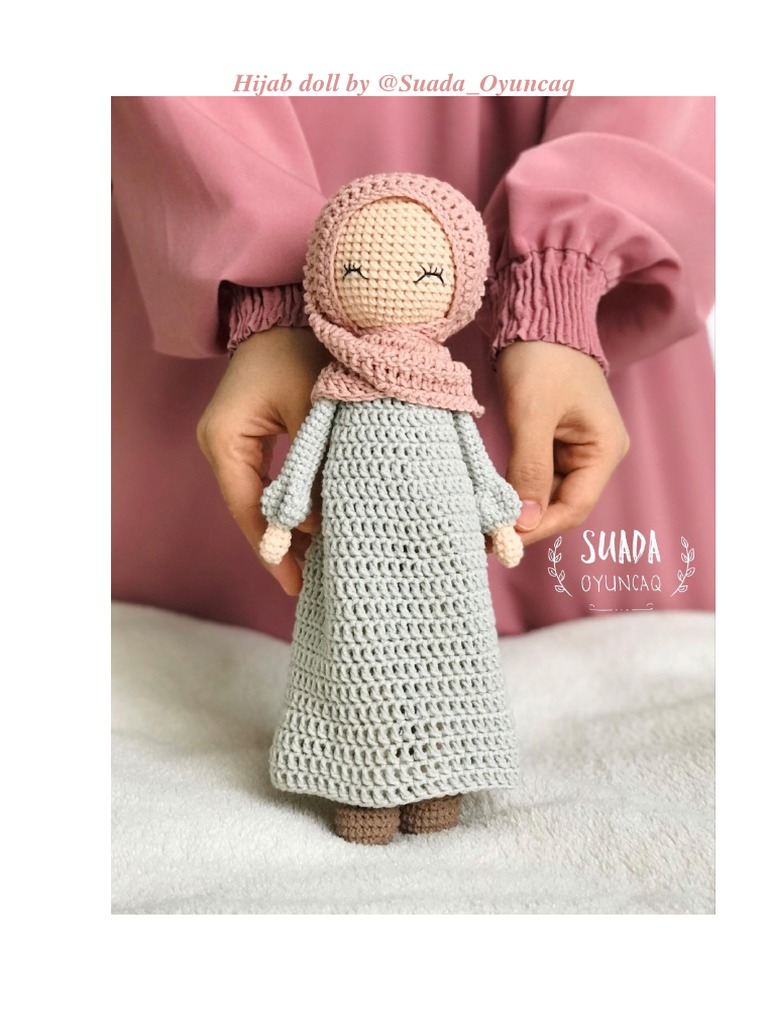 Crochet Pattern for a Hijab Doll | PDF | Crochet | Textiles