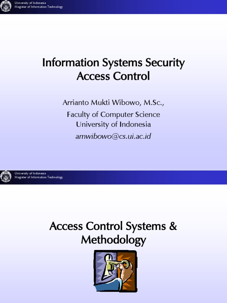 Akses Kontrol Contoh | PDF | Access Control | Password