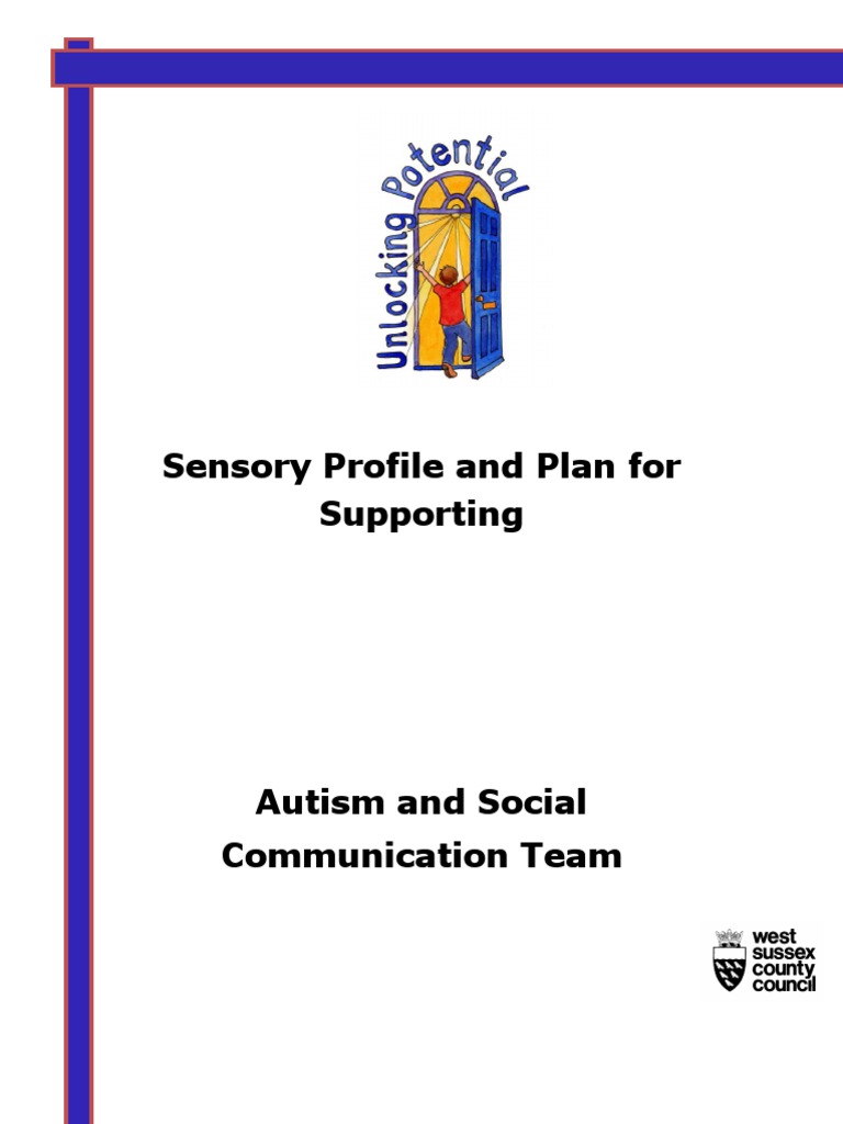 Sensory Profile and Plan For Supporting | PDF | Senses | Perception