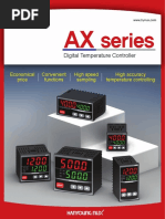 Manual 111010 XMT1000 Temperature Controller | PDF | Relay | Thermocouple