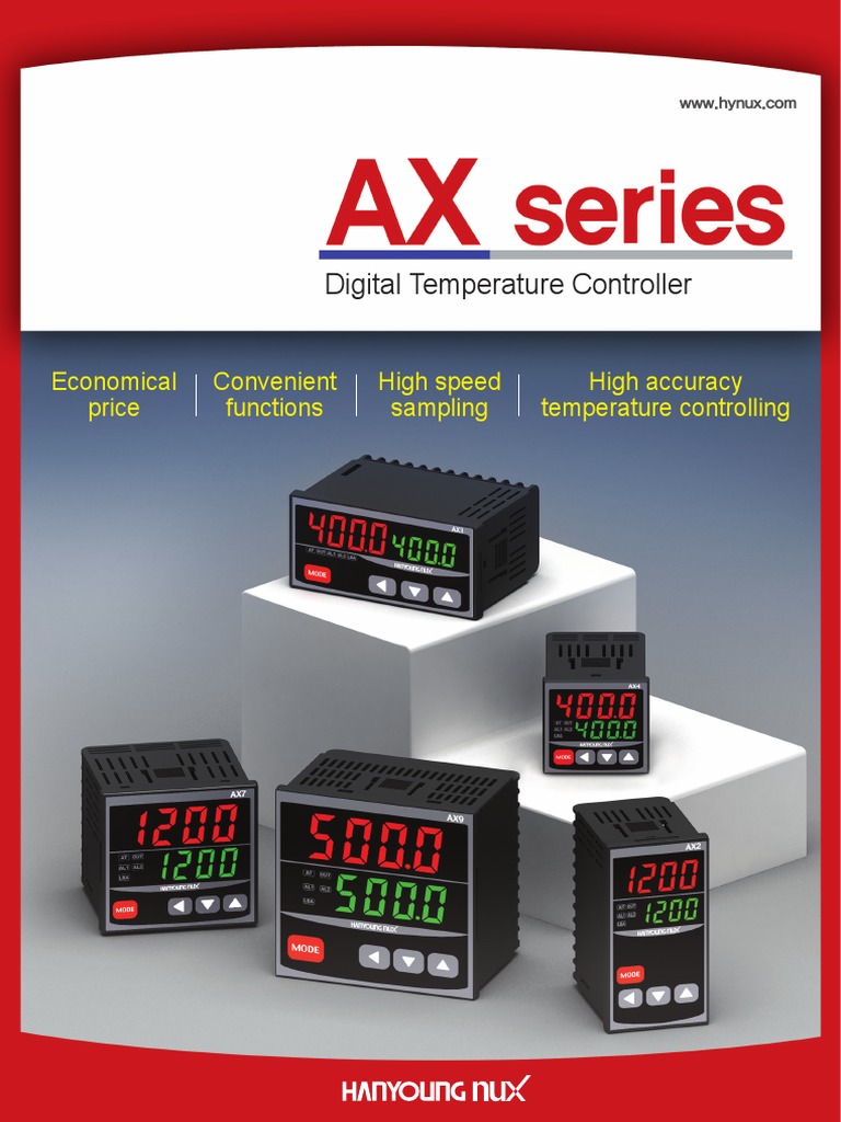 Hanyoung NUX AX4 Temperature Controller | PDF | Fahrenheit | Thermocouple