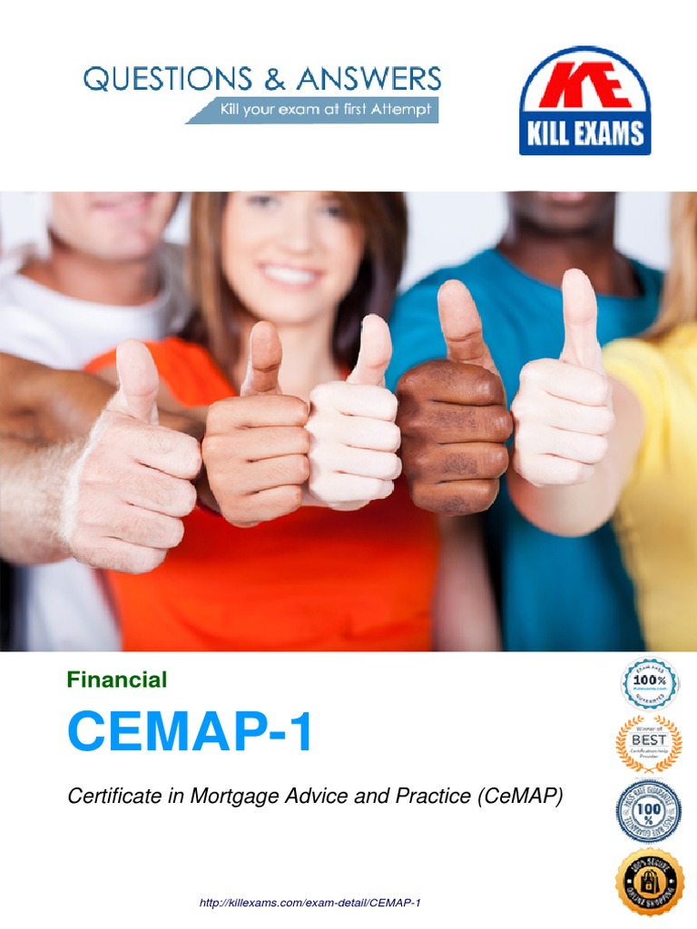 CEMAP-1 Questions | PDF | Mortgage Law | Mortgage Loan
