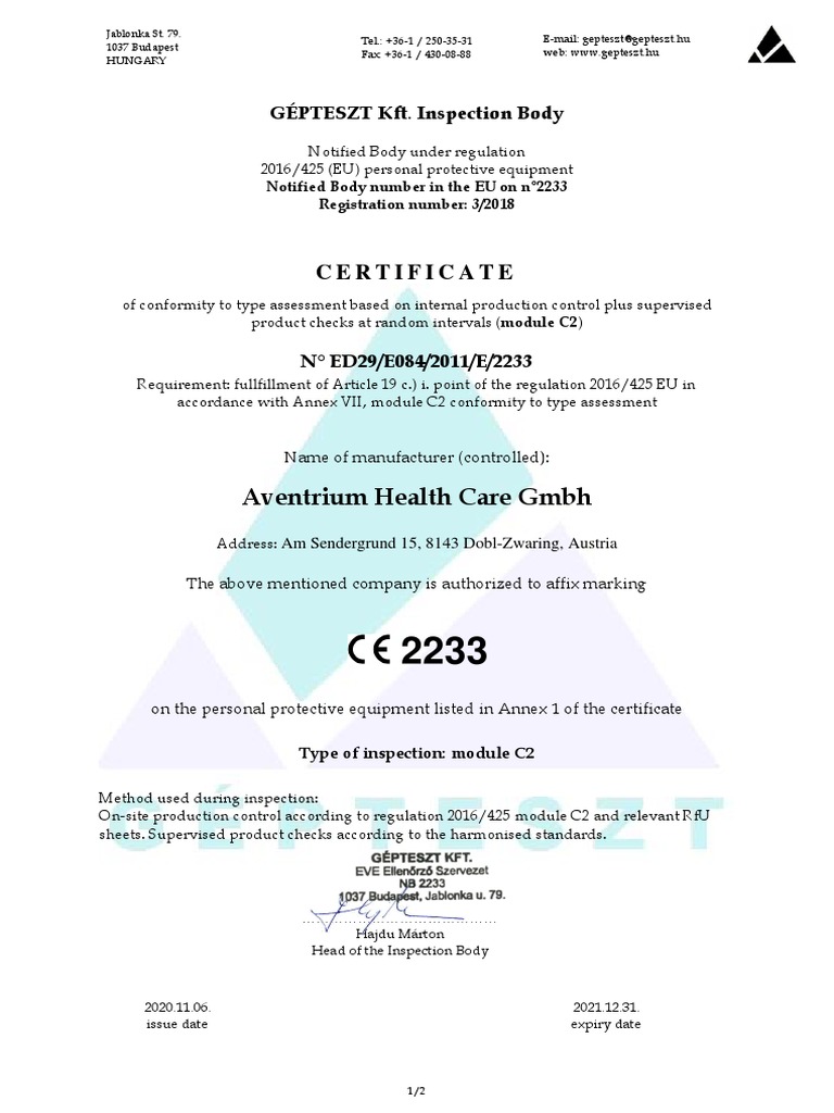 C2 Certificate | PDF | Business | Wellness