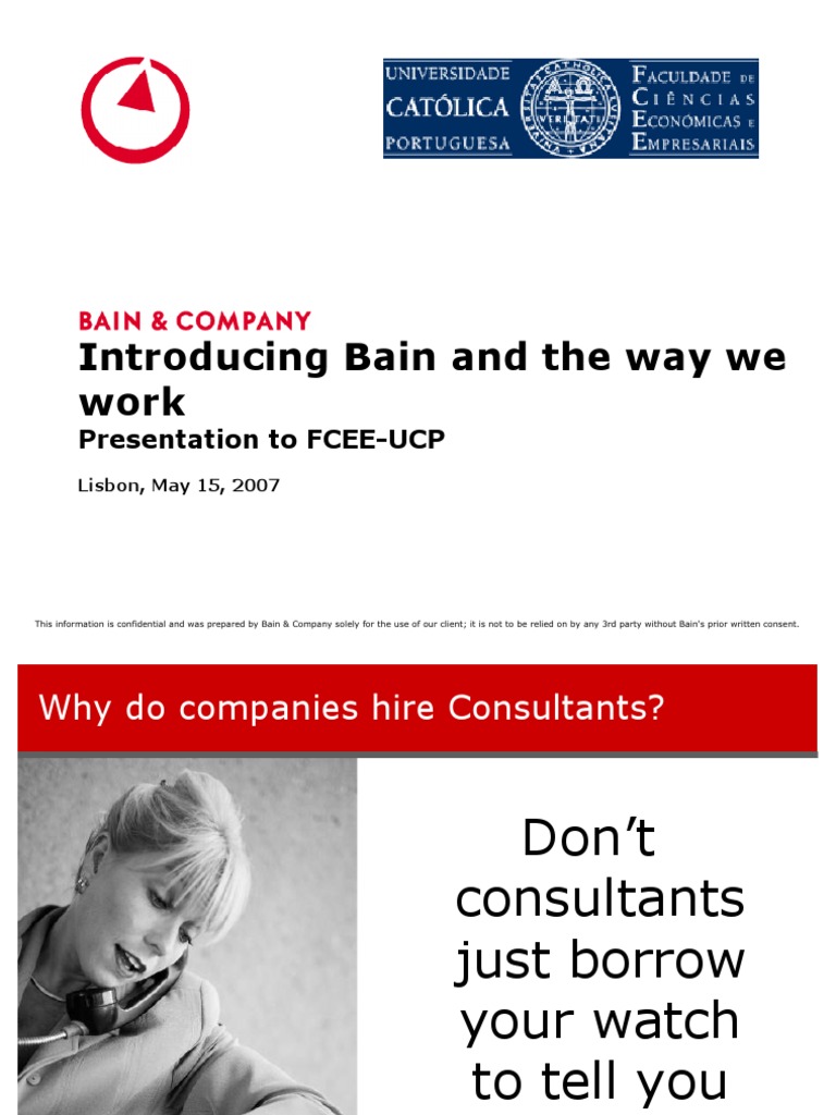 Bain Approach | PDF | Mergers And Acquisitions | Marketing