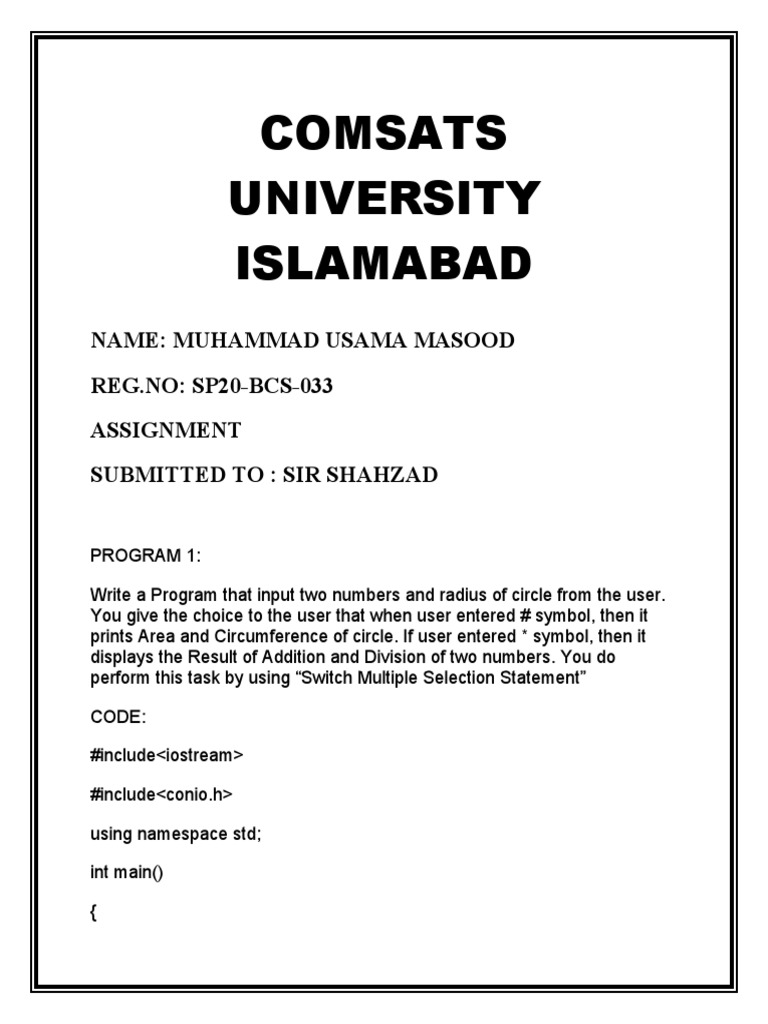 ICP Assignment | PDF | Namespace | Software Development