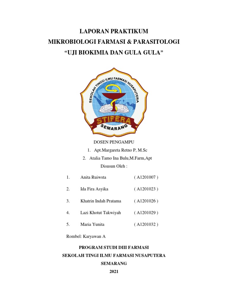 LAPORAN PRAKTIKUM MFP Uji BIOKIMIA DAN GULA-GULA | PDF | Pengembangan Diri | Kesehatan Holistik