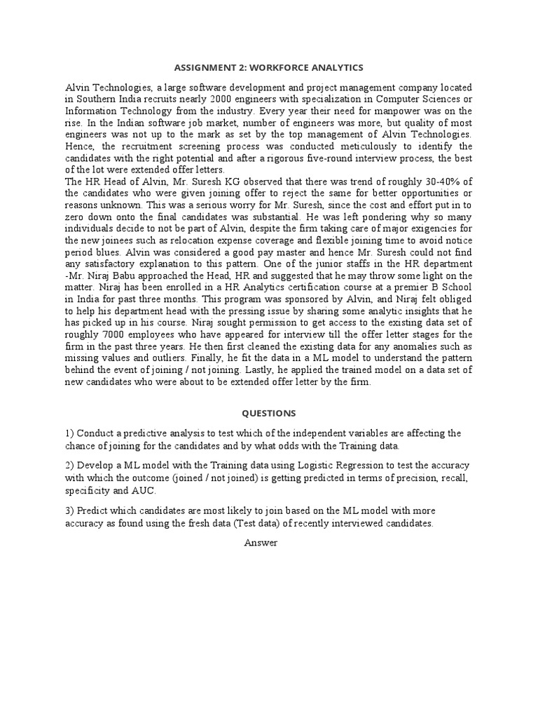 Assignment 2 Problem | PDF | Receiver Operating Characteristic | Statistics