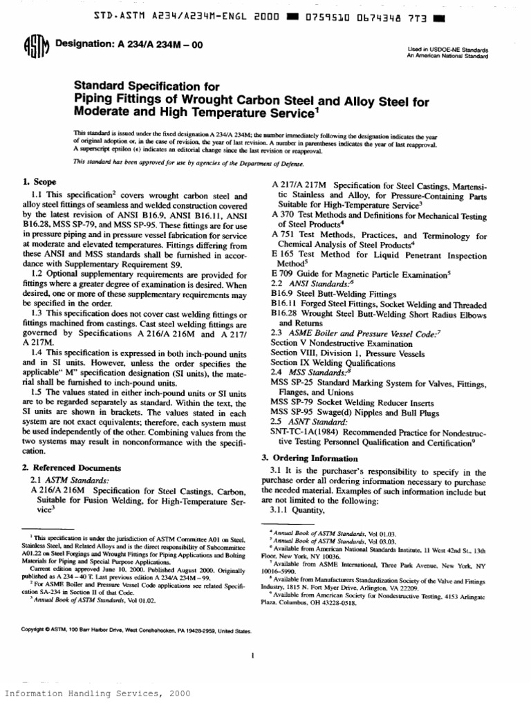 Astm A234 | PDF