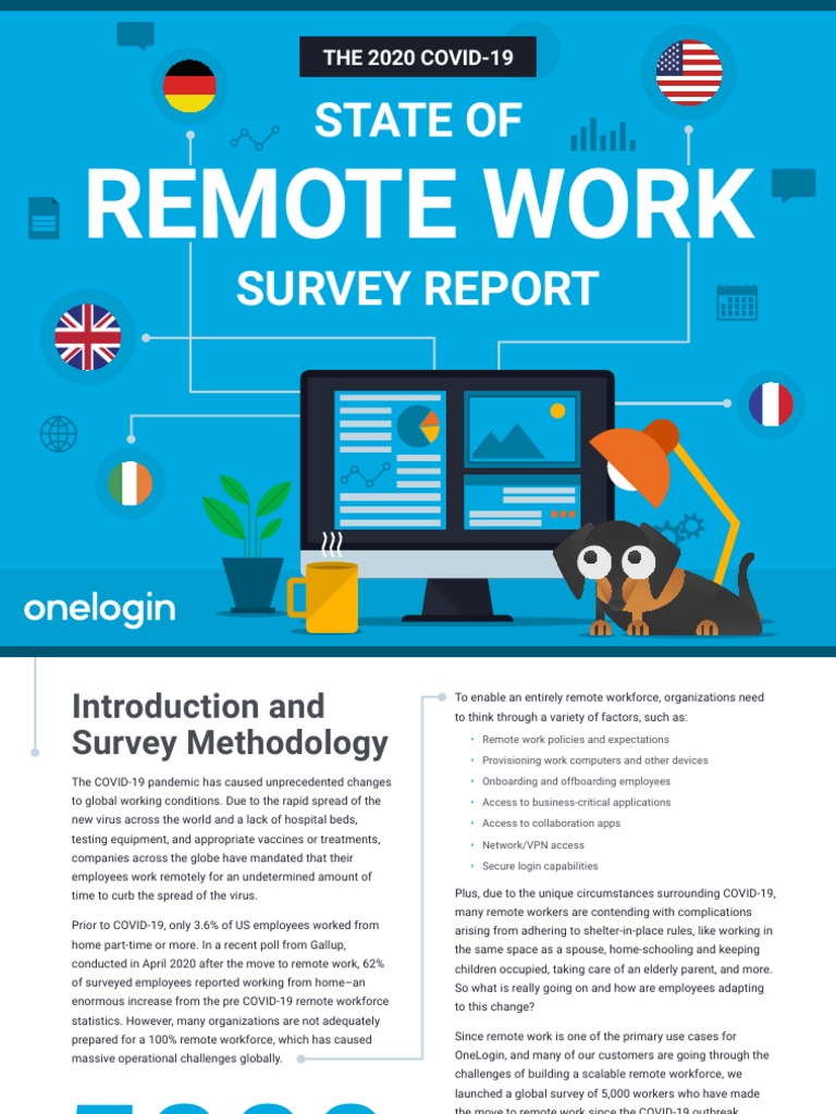 2020 Covid 19 State of Remote Work Survey Report | PDF | Telecommuting ...
